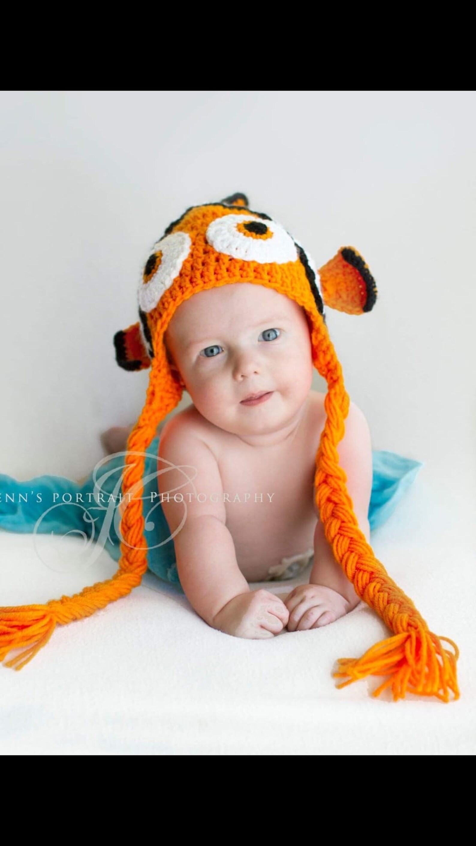 Crochet Nemo inspired hat Finding Nemo hat Halloween | Etsy