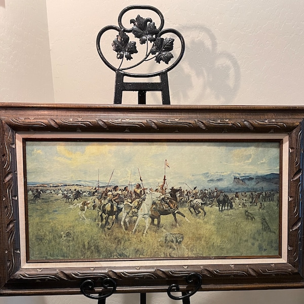 C.m. Russell Print - Etsy
