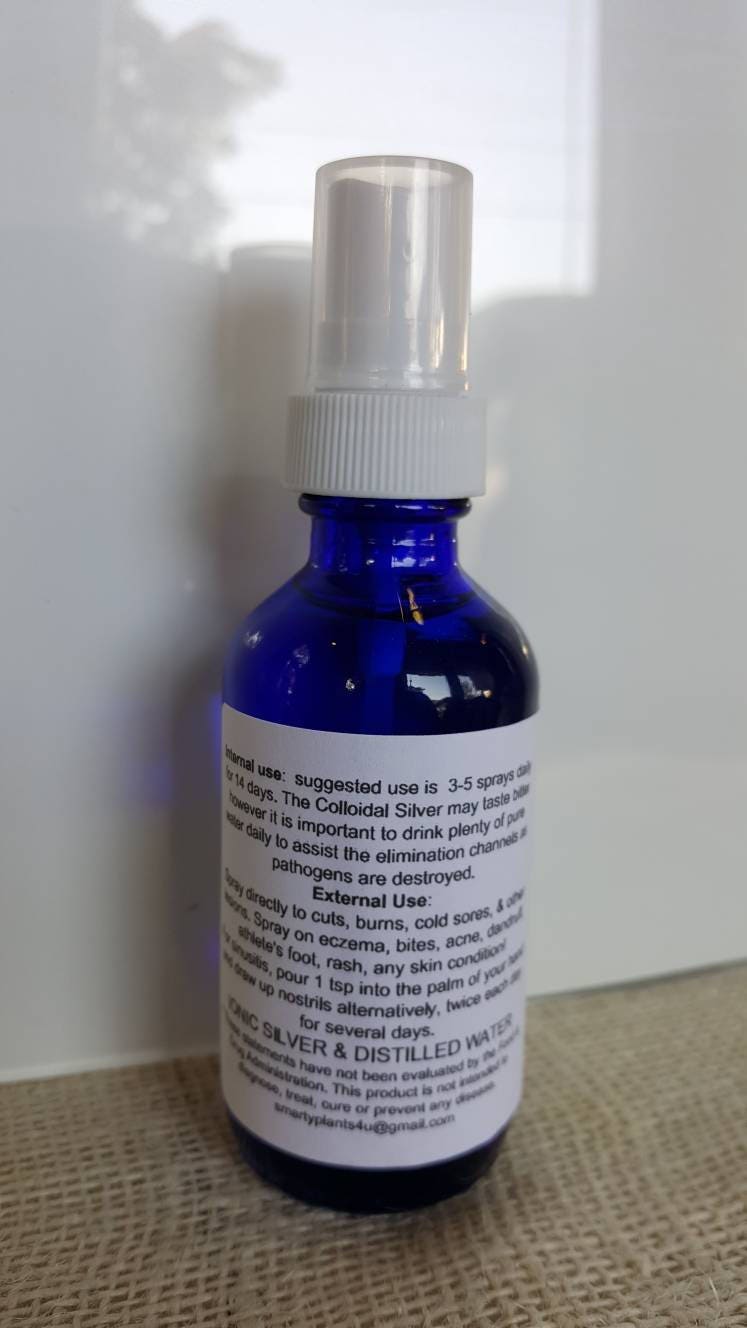 Collidial Silver Water Spray Aids Burns,cuts,boils, DIY Self Care ...