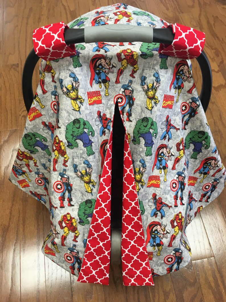 Marvel Comics Avengers Car Seat Canopy now Made With Red - Etsy