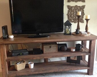 Primitive tv stand | Etsy