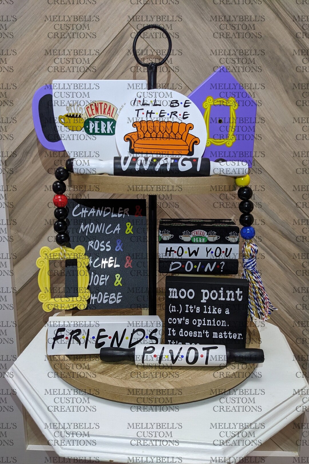 Friends Themed Tiered Tray Décor - Etsy