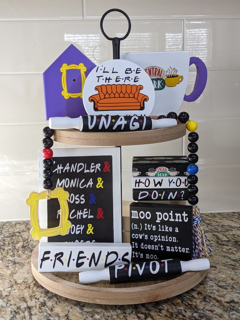Friends Themed Tiered Tray Décor - Etsy