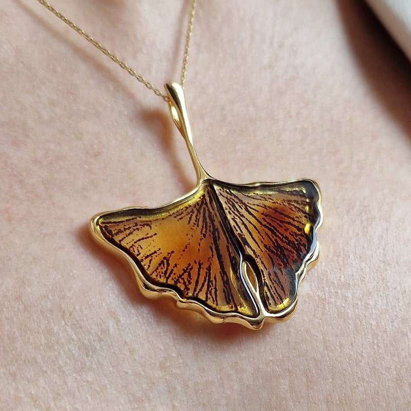 Ginkgo Leaf Jewelry - Etsy