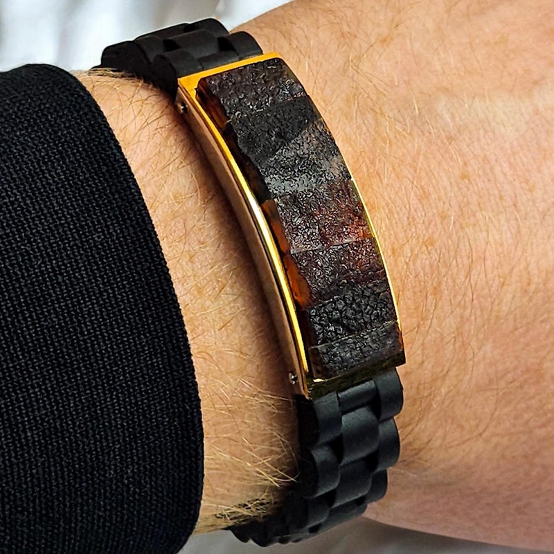 Mens Gold Wrist Bracelet - Etsy