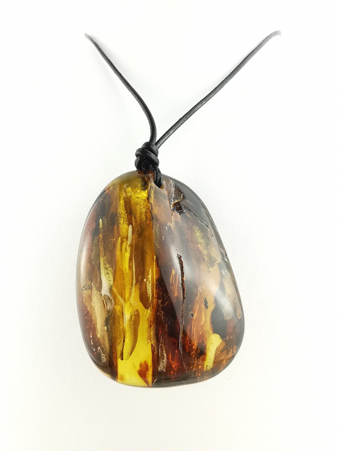 Museum Quality Large Baltic Amber Pendant / Huge Baltic Amber Amulet ...