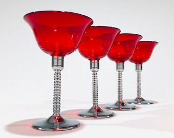 Prohibition Cocktail Glasses - Etsy
