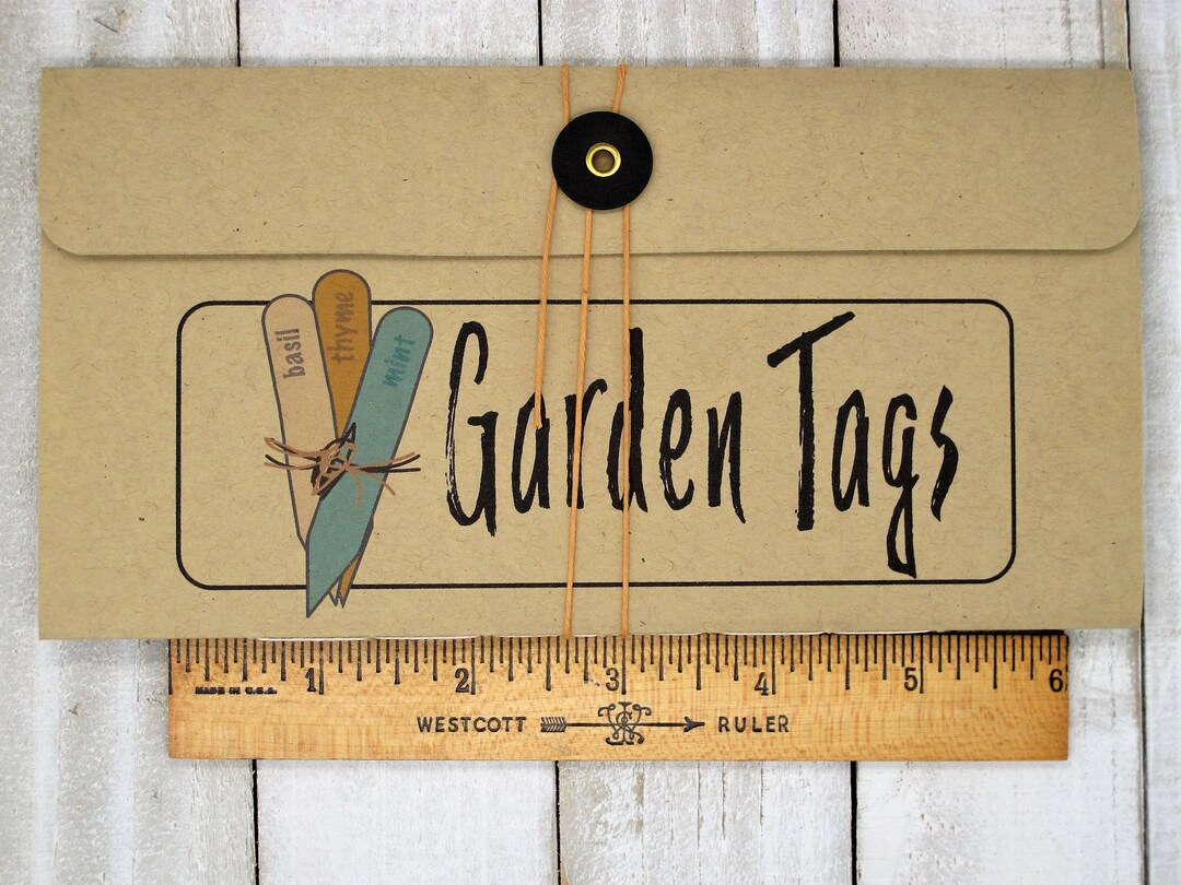 Garden Journal, Plant Tag Organizer, Homemade Gardener Gift - Etsy