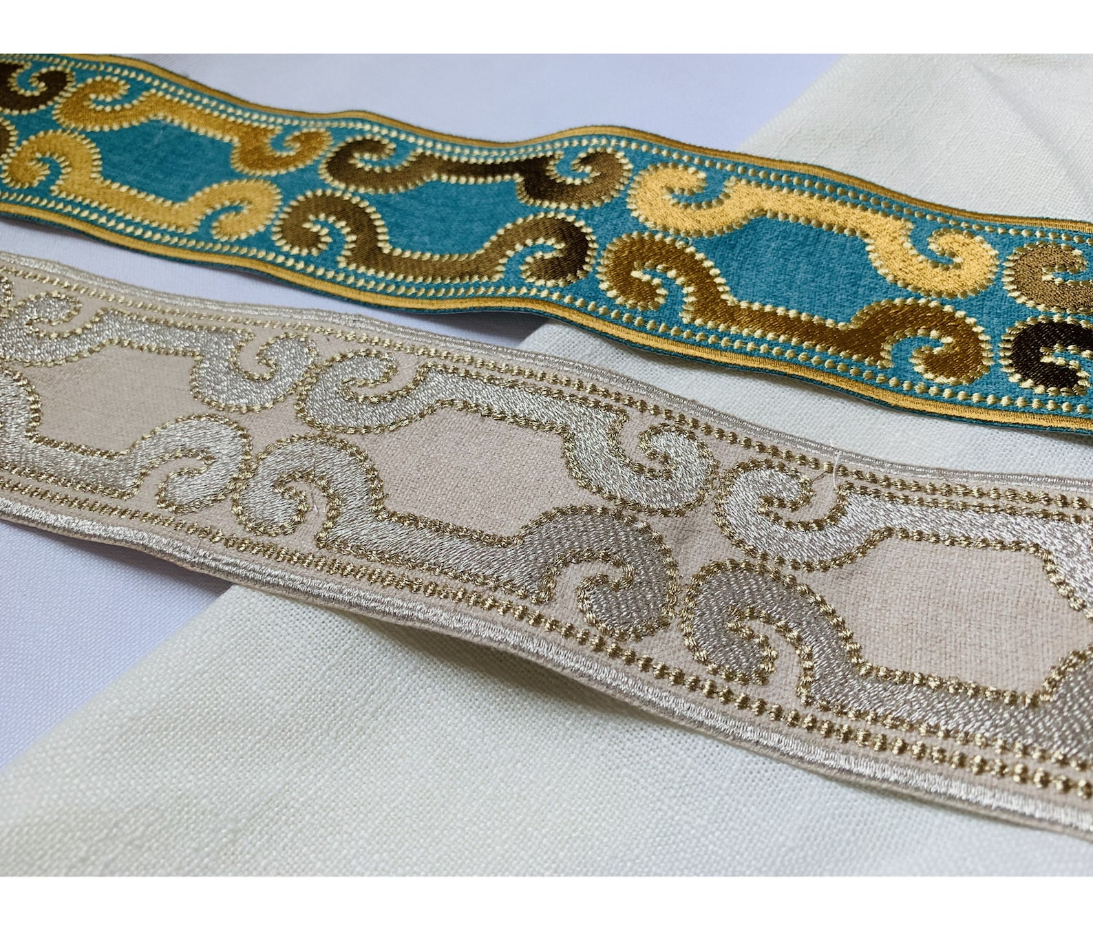 Decorative Fabric Trim for Curtains Embroidery Decorative - Etsy