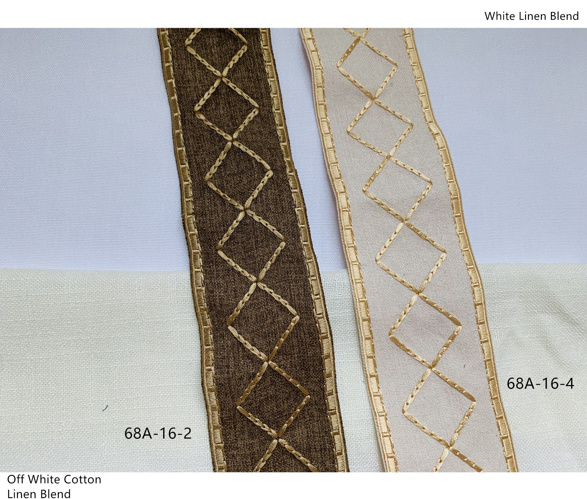 Decorative Fabric Trim for Curtains Embroidery Decorative | Etsy