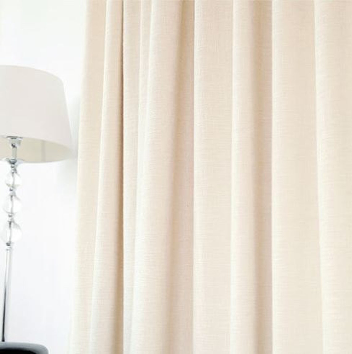 Cream Curtains Cream Curtain Panels window curtain panels | Etsy