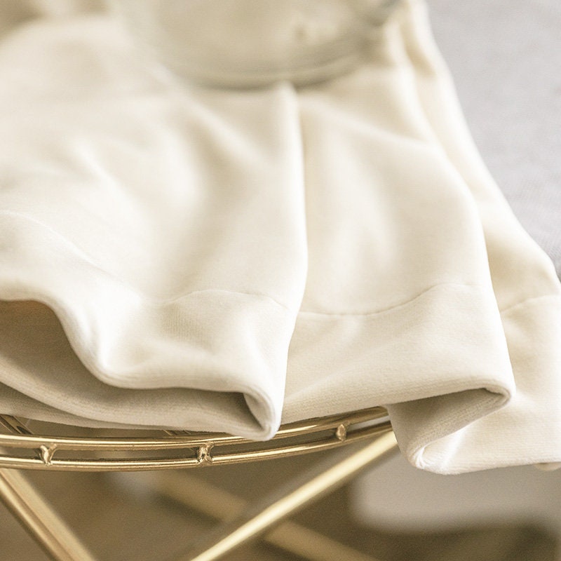 Ivory Cream Velvet Curtains - Etsy
