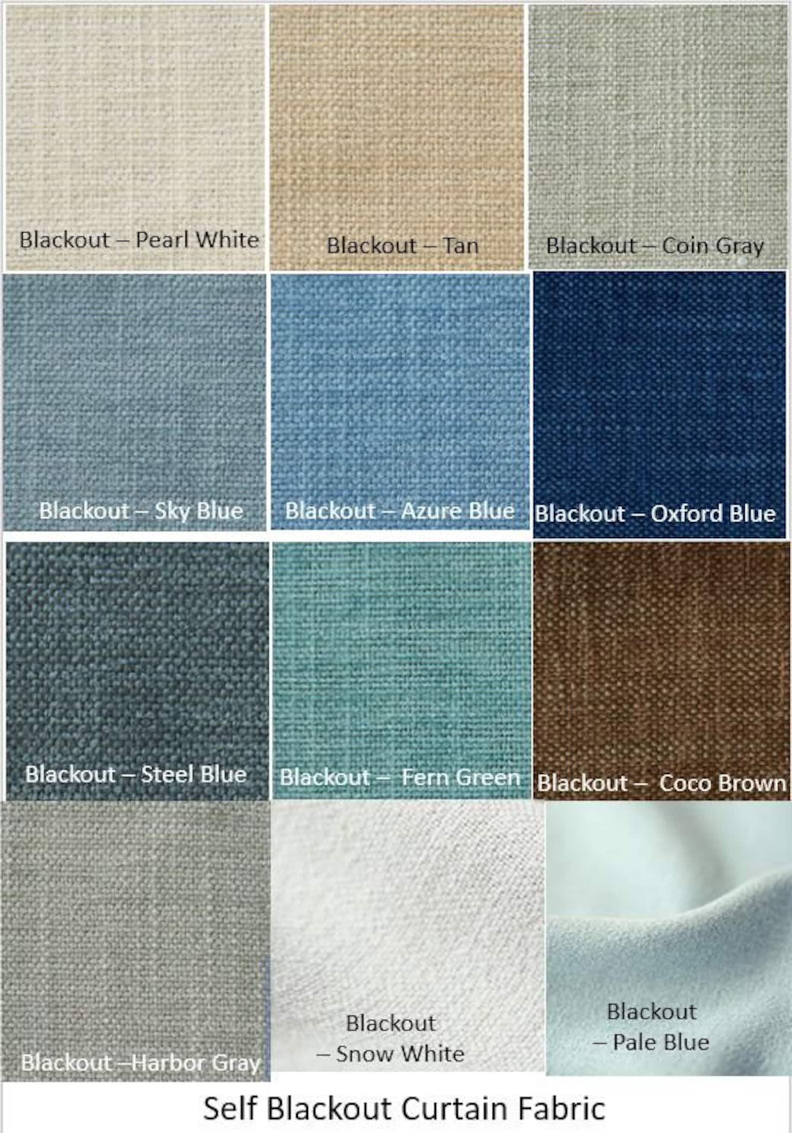 Fabric Swatches for Custom Curtains Custom Drapes Linen - Etsy