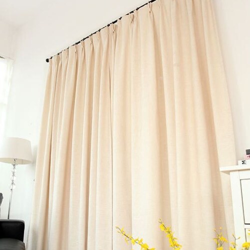 Cream Curtains Cream Curtain Panels Window Curtain Panels - Etsy