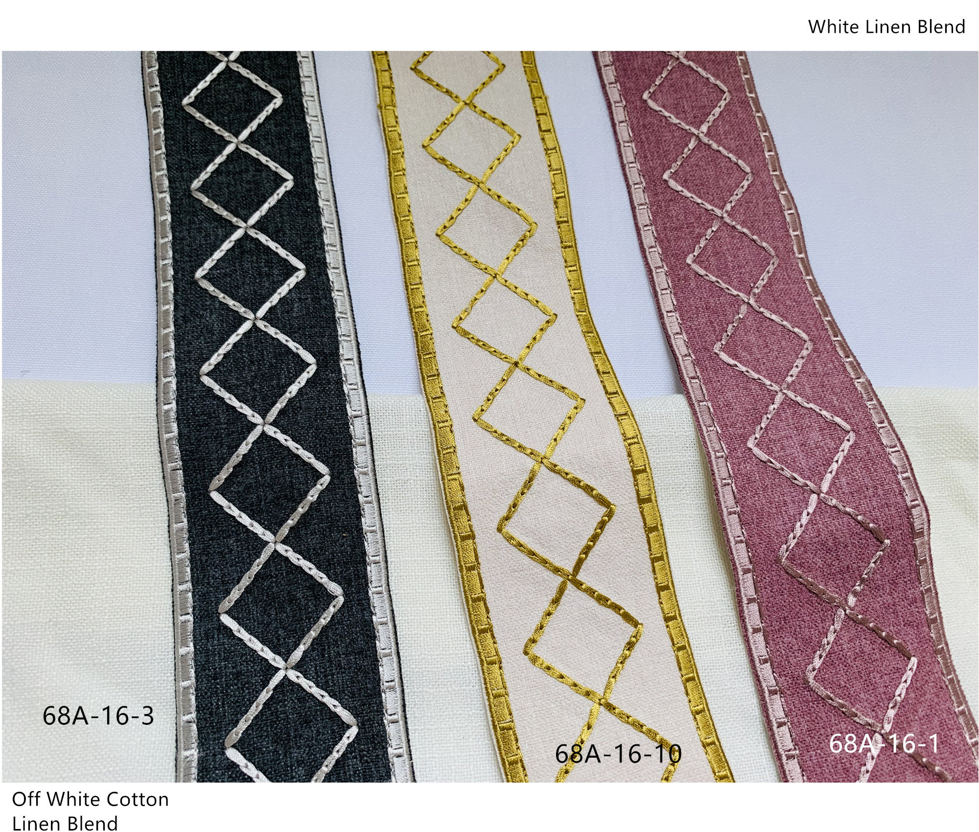Decorative Fabric Trim for Curtains Embroidery Decorative - Etsy