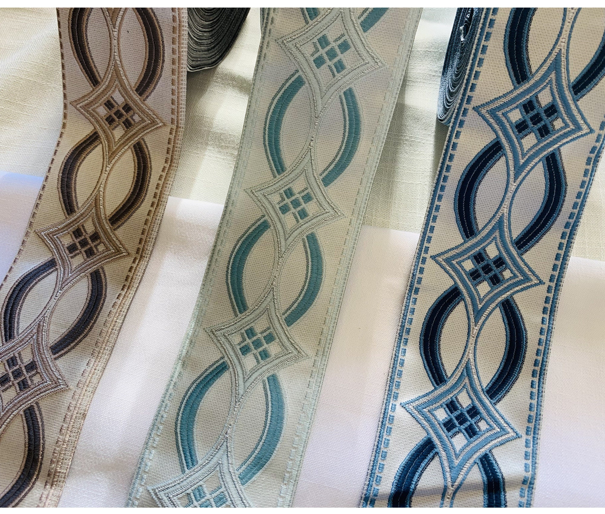 Drapes With Ribbon Trims Add Fabric TRIM to Your - Etsy