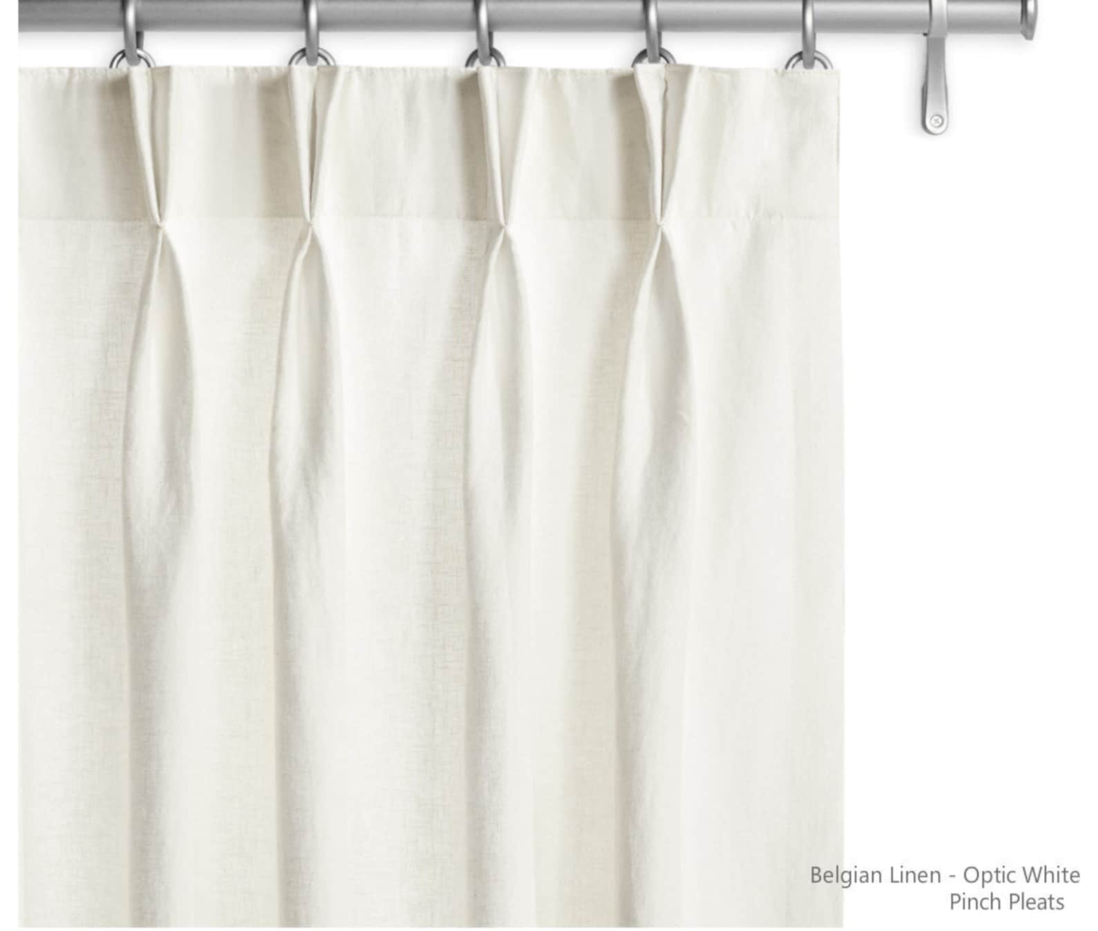 Belgian Linen curtains Linen drapes Multiple colors Custom | Etsy