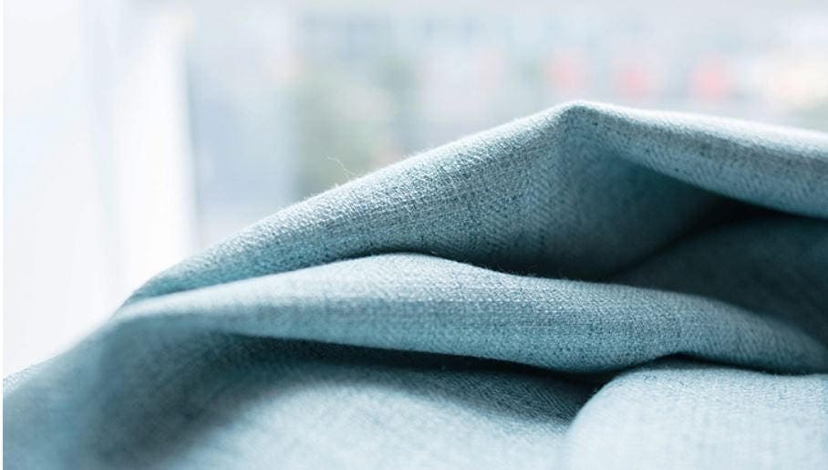 Pair of Powder Blue Curtains Custom Drapes Custom Curtains | Etsy