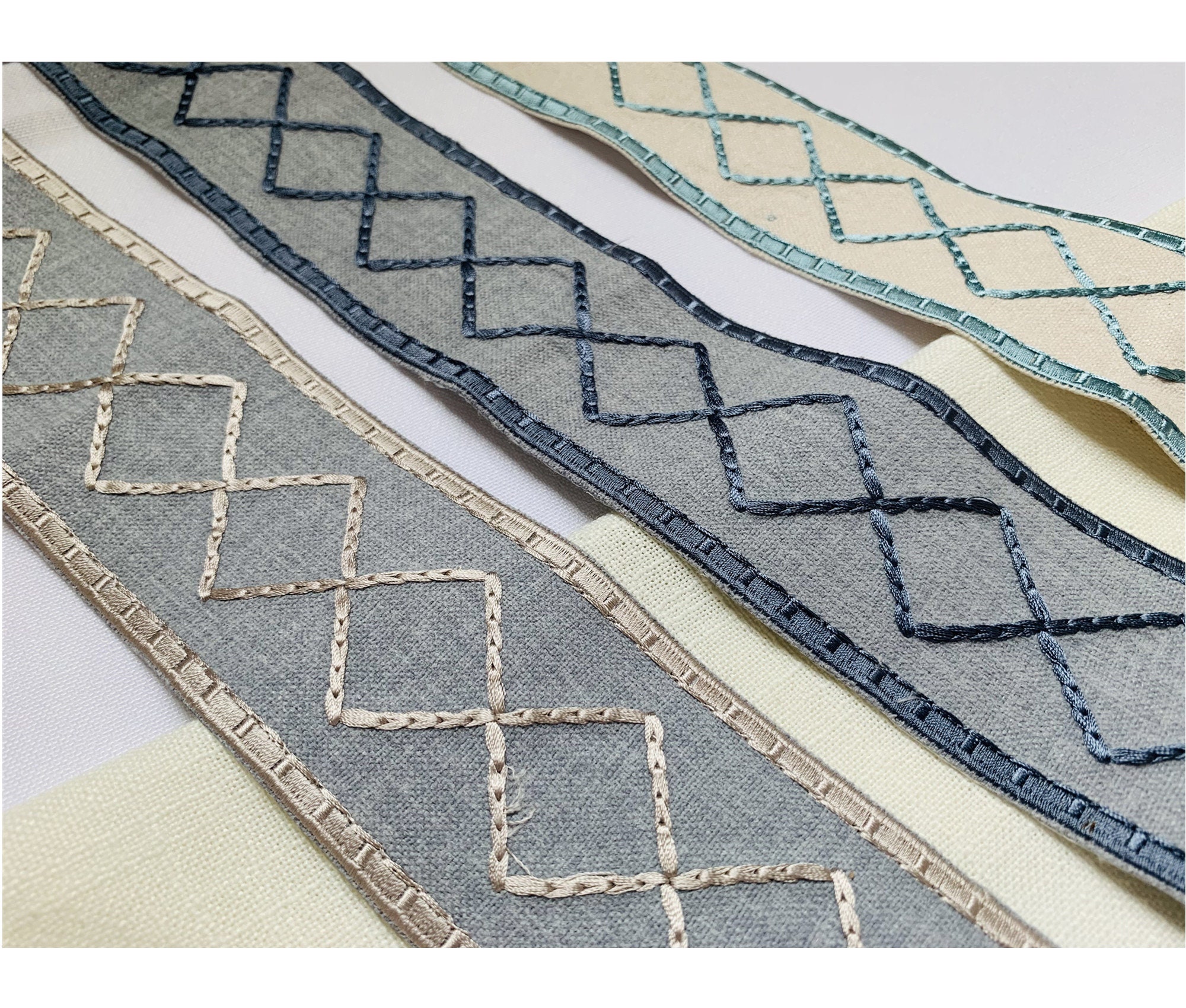 Decorative Fabric Trim for Curtains Embroidery Decorative - Etsy