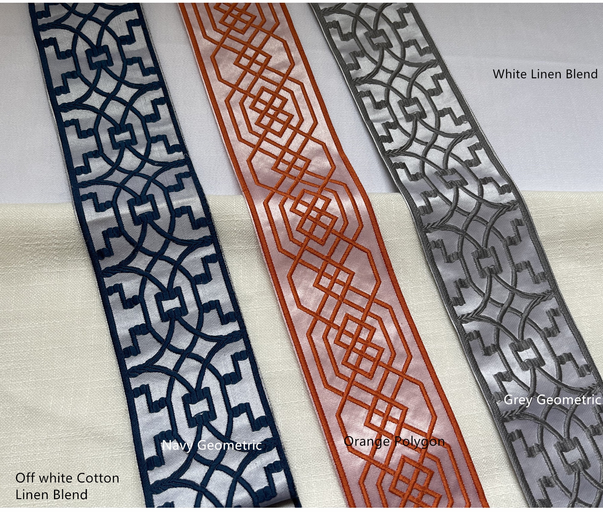 Drapes With Ribbon Trims Add Fabric TRIM to Your Drapes - Etsy