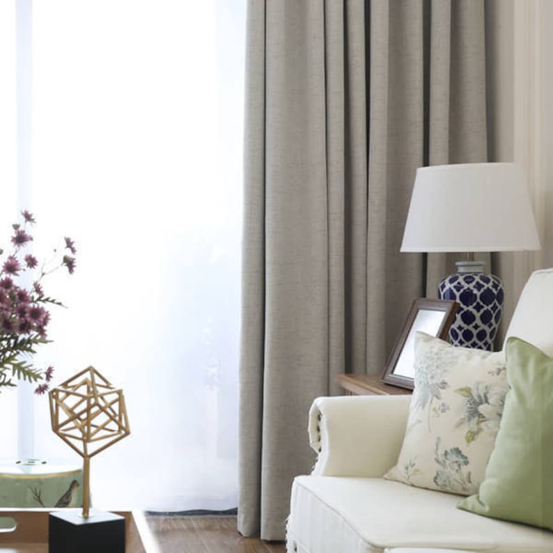 Belgian Linen curtains Linen drapes Multiple colors Custom | Etsy