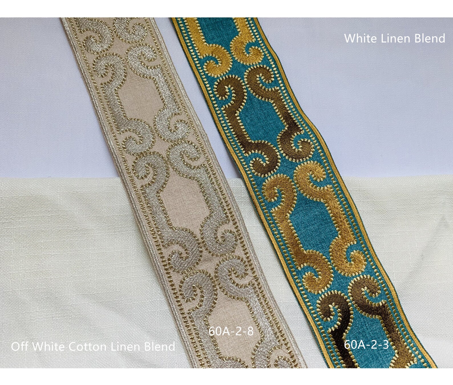 Decorative Fabric Trim for Curtains Embroidery Decorative - Etsy