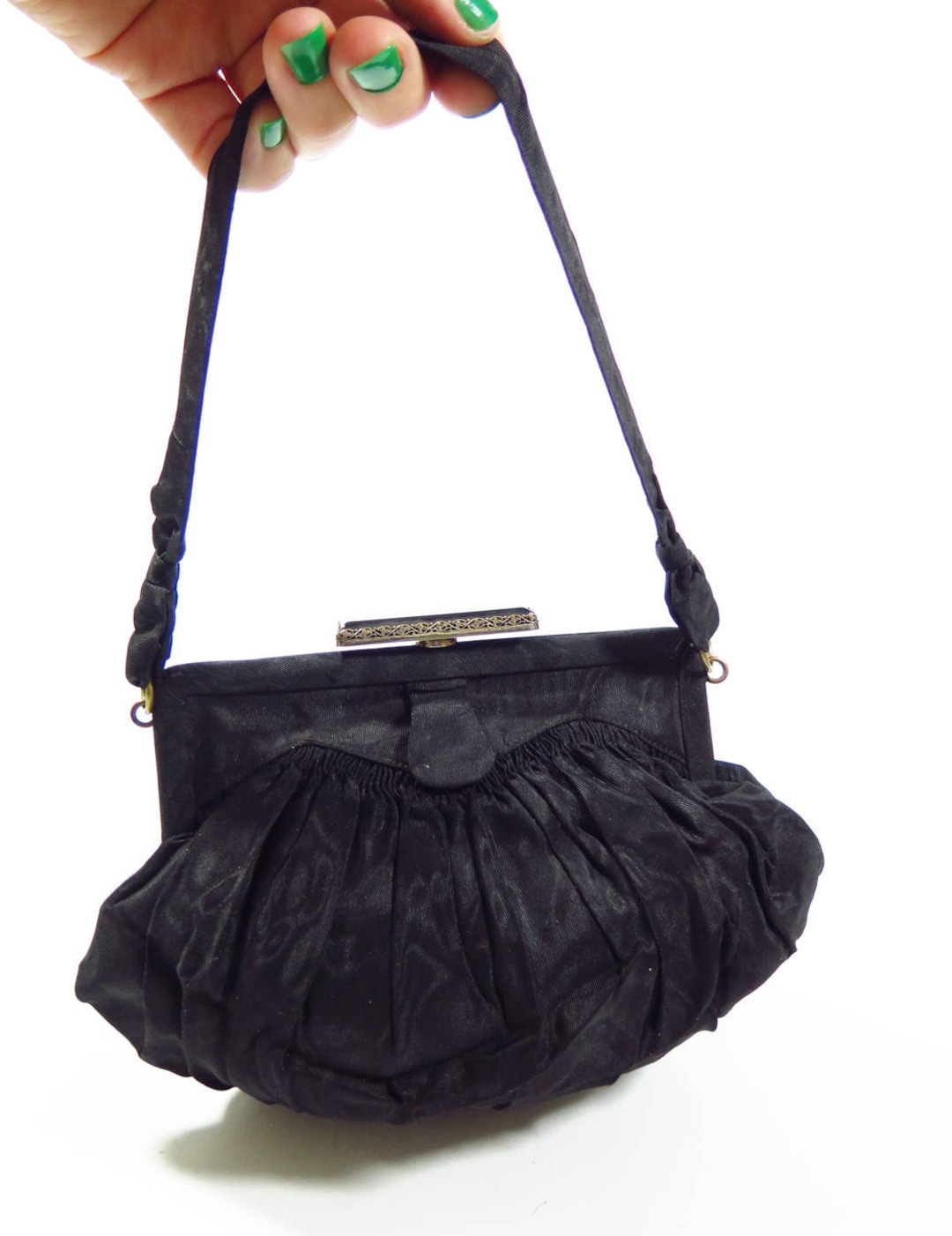 Antique 1800s 1900s Victorian Black Evening Bag Purse Handbag - Etsy