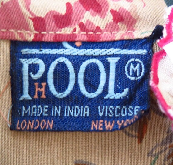 Vintage 1970s 1980s Phool Indian Floral Patterned Lon… - Gem