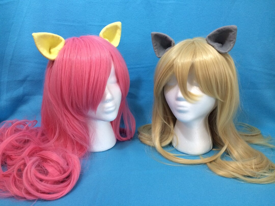 Clip-on Pony Ears, *new Colors Listed*, 50+ Available Colors, Lolita ...