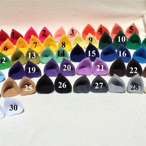 Clip-on Pony Ears, *new Colors Listed*, 50+ Available Colors, Lolita ...