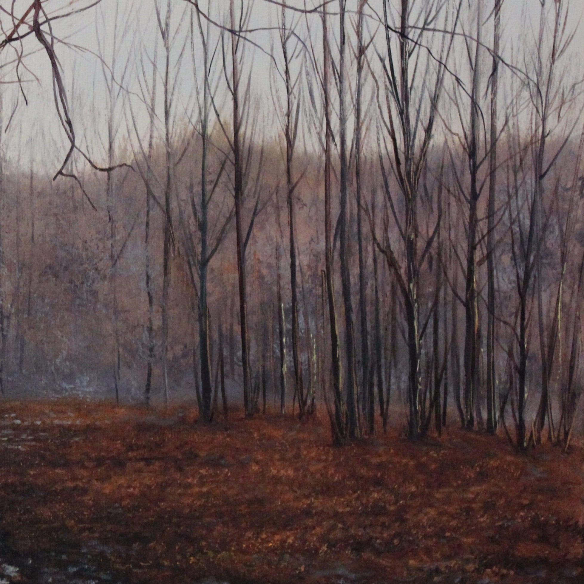 Biting Frost | Original Landscape Oil Painting, 50 X 65 Cm / 19.7" X 25 ...
