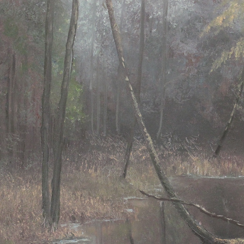 Murky Waters | Original Oil Painting, 45 X 60 Cm / 17.7" X 23.6 ...