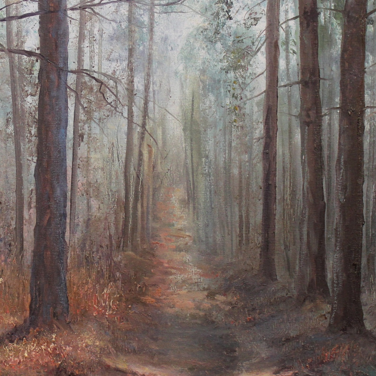 Into the Woods Original Landscape Oil Painting 45 X 55 Cm / - Etsy