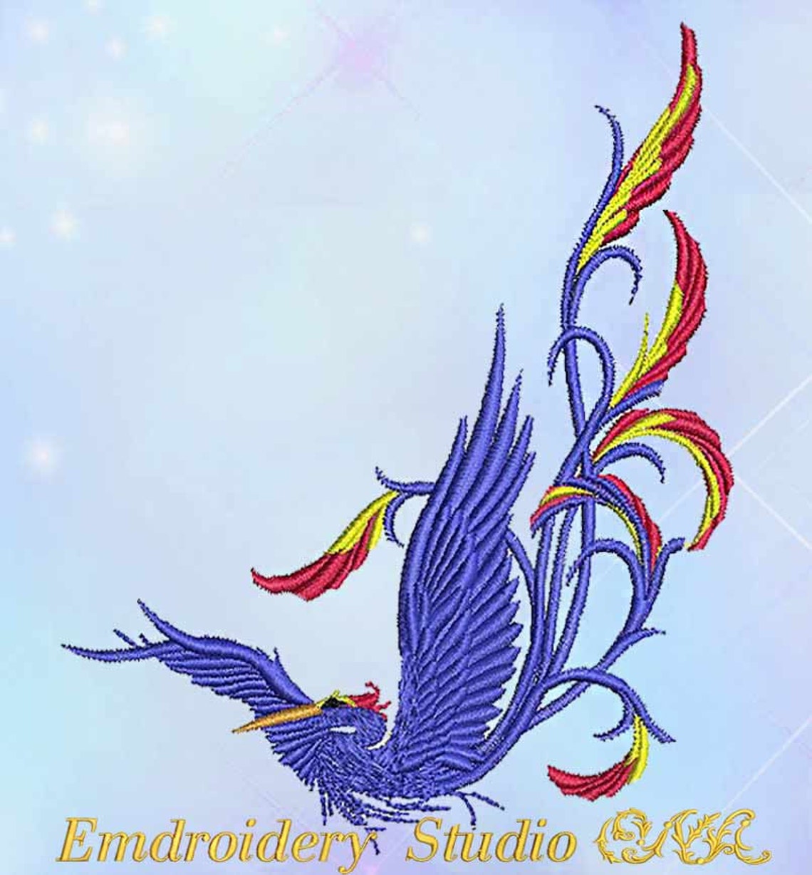 Machine Embroidery Design Birds of Paradise Embroidery Birds | Etsy