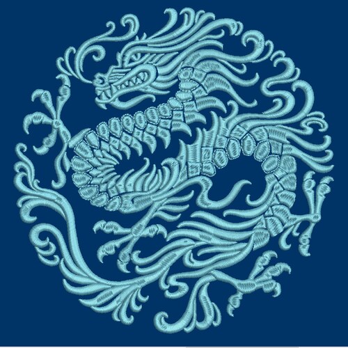 instantly download Traditional chinese dragon machine embroidery design ...
