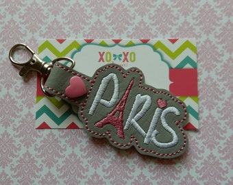 Paris Key Chain - Etsy