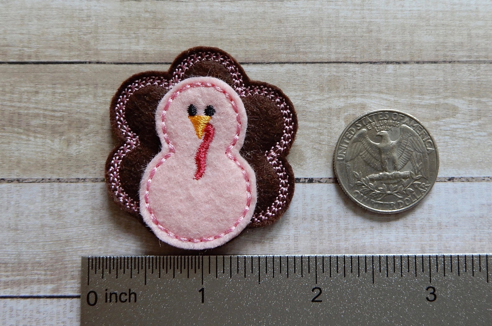 Turkey Hair Clip Thanksgiving Hair Accessory Holiday Hair - Etsy