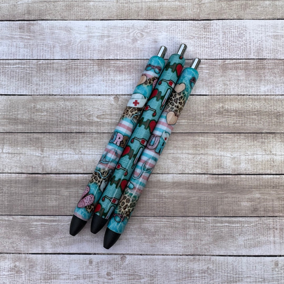Nurse Themed Pens, Nurse Wrapped Gel Pens, Phlebotomist Pens, Nurse ...