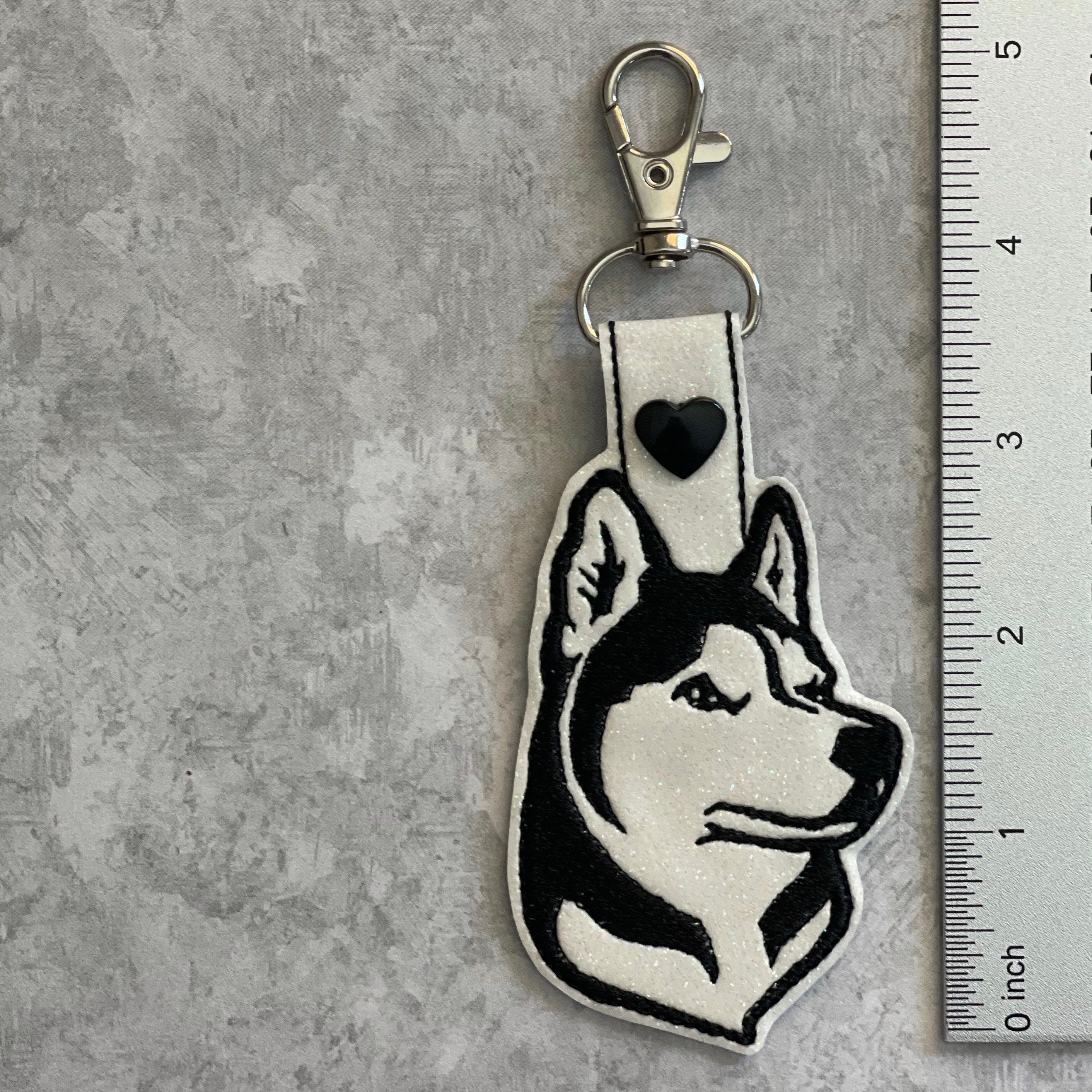 Husky Snap Tab Backpack Charm Dog Charm Husky Key Fob | Etsy