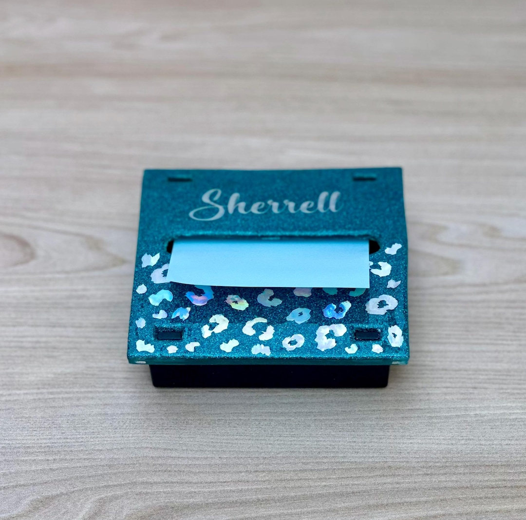 Sticky Note Holder, Pop up Note Holder, Glitter Sticky Note Holder ...