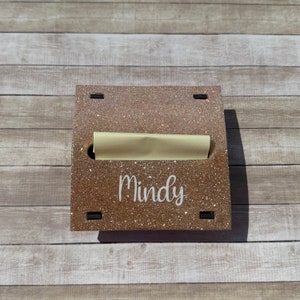 Sticky Note Holder, Pop up Note Holder, Glitter Sticky Note Holder ...