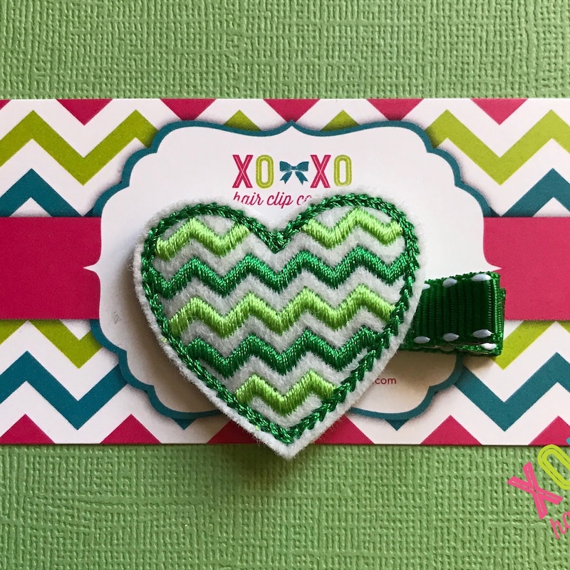 Chevron Heart - Etsy