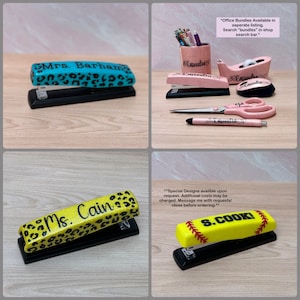 Personalized Glitter Stapler, Custom Teacher Gift - Etsy