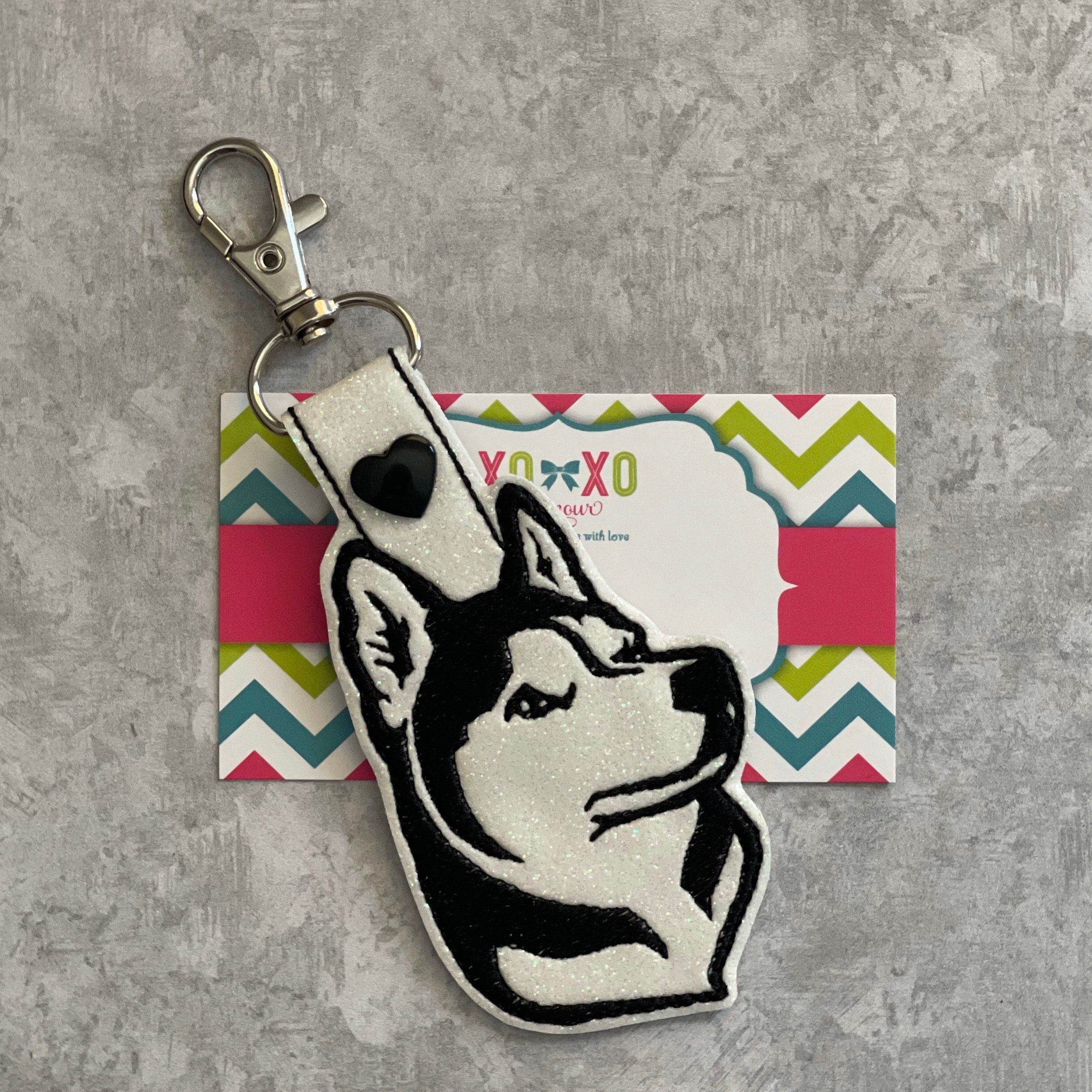 Husky Snap Tab Backpack Charm Dog Charm Husky Key Fob | Etsy