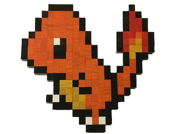 Charmander pixel art | Etsy
