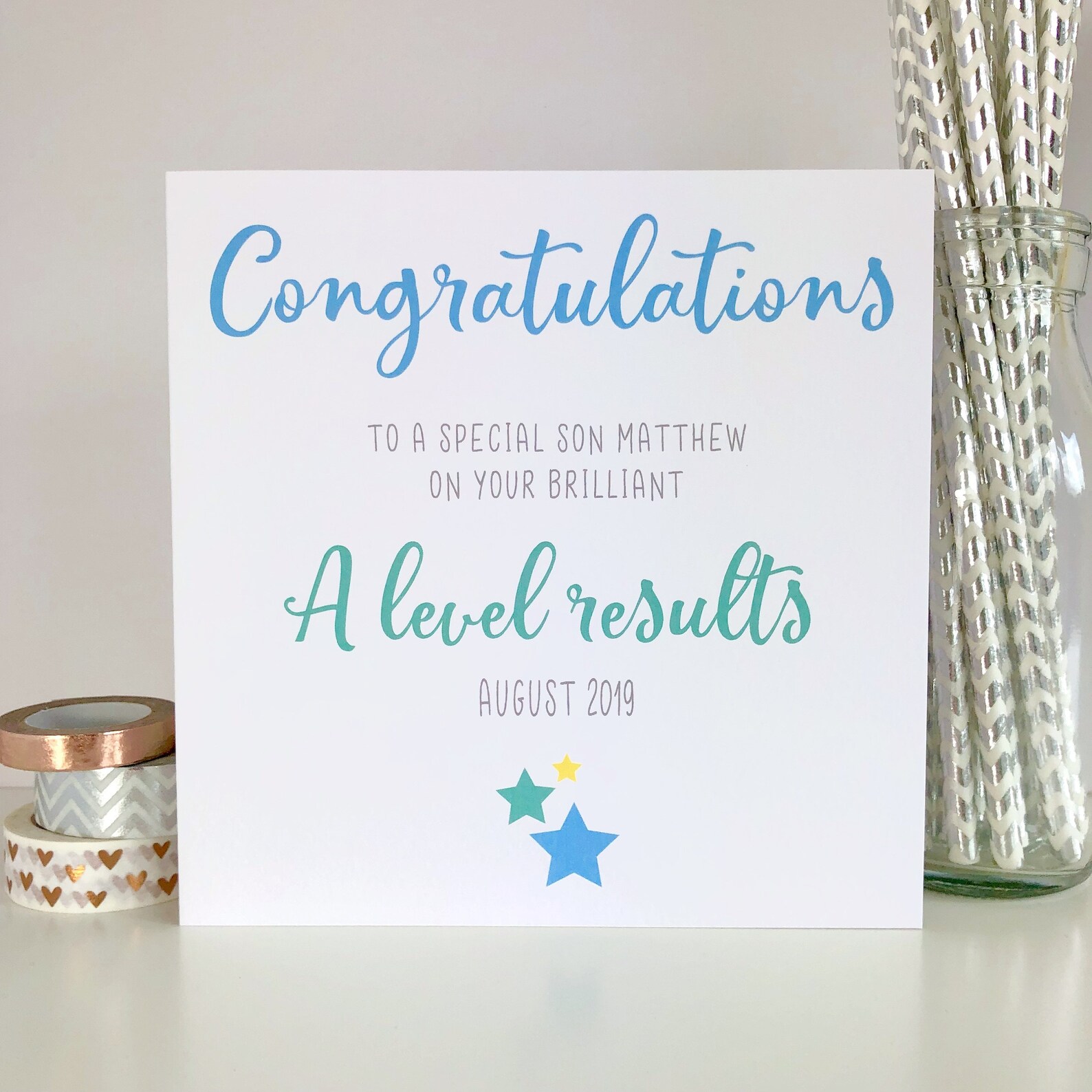 Personalised Congratulations on Your A Level Results Card for - Etsy UK