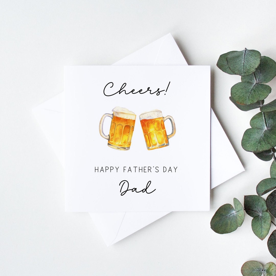 Personalised Father's Day Card, Beer Themed Fathers Day Cards to ...
