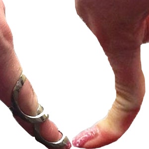 Plain Silver Splint 935 Silver. Stabilise Fingers Joints and Thumbs ...