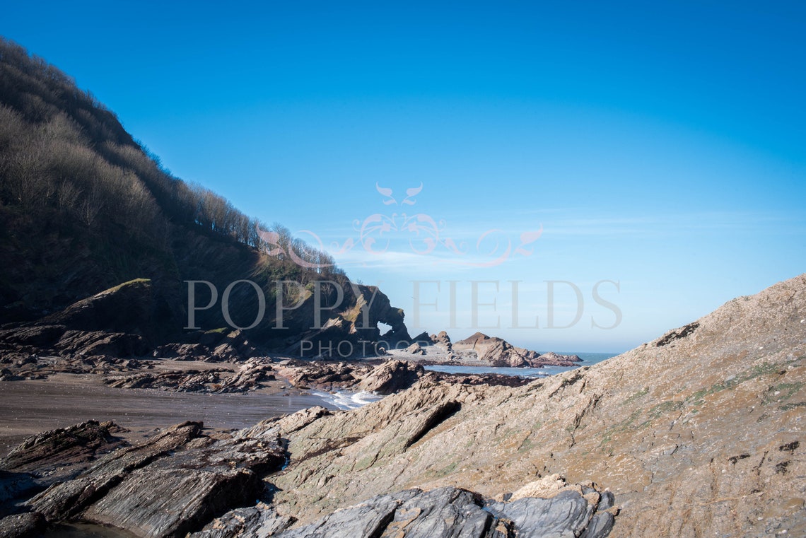 Hele Bay Ilfracombe Devon POSTER PRINT Wall Art Beach | Etsy