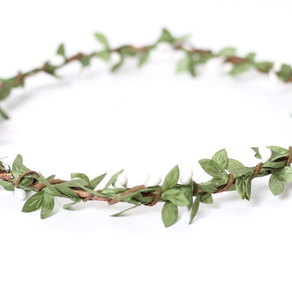 Green Leaf Crown - Etsy
